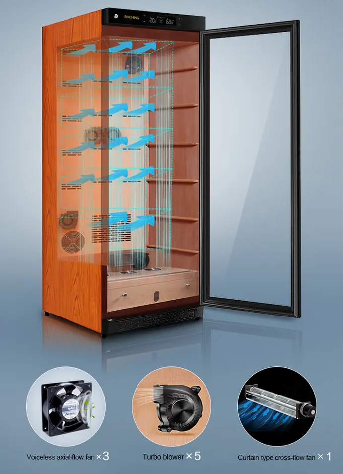Raching Cigar Humidor Cabinet Collection — Luxury Wine Appliances